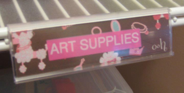 How To Make Elfa Shelf Labels - Organize & Flow